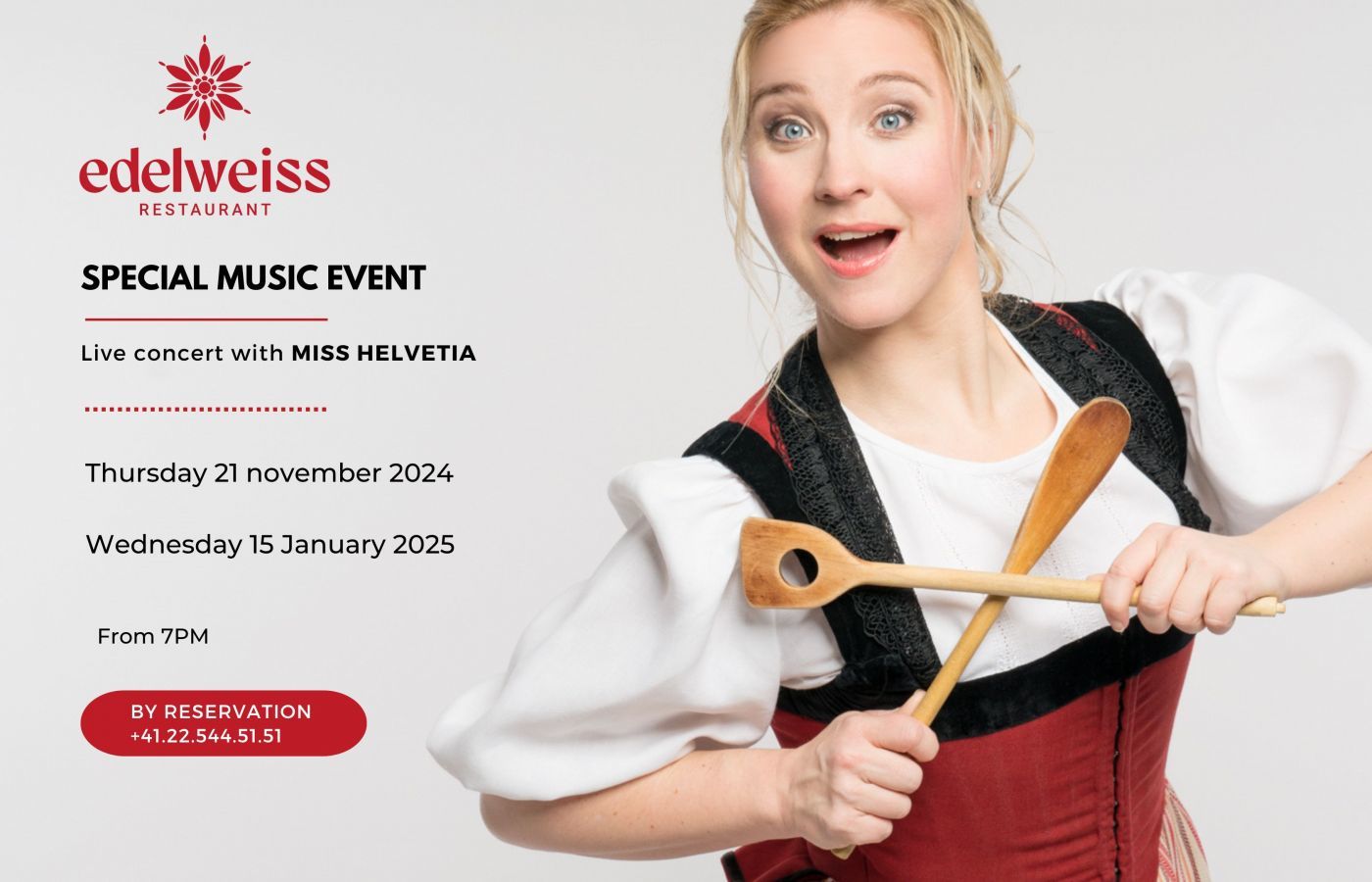 Hotel Edelweiss Geneva | Meetings and Events Geneva | Banquets